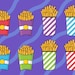 French Fries Clipart, Fast Food Clipart, Cute Food Clipart, French Fry ...