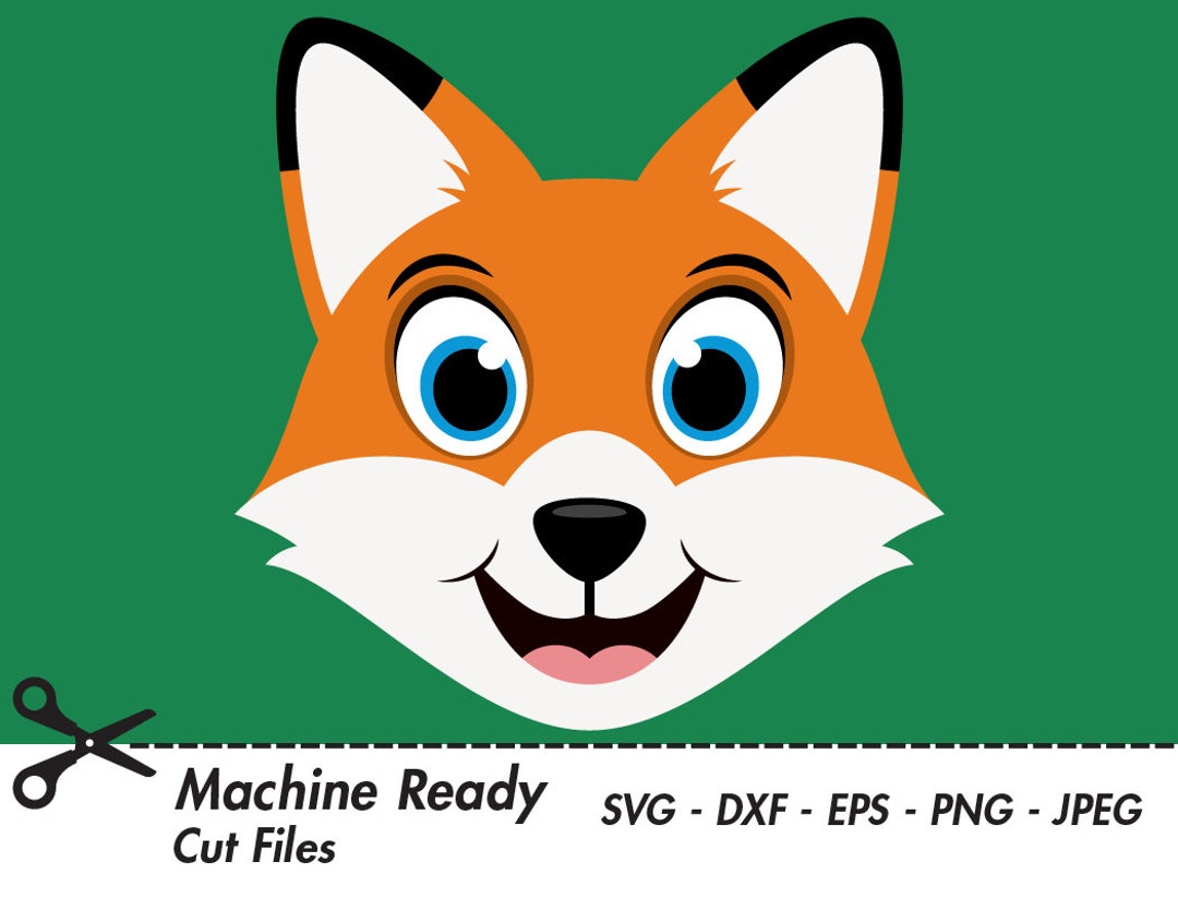 Cute Fox SVG Cut Files, PNG Foxes Clipart, Woodland Animal Clip Art ...