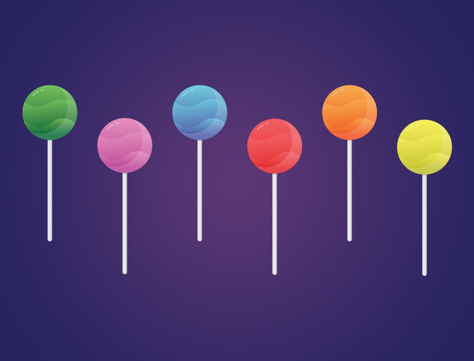 Lollipop Clip Art Candy Shop Clipart Sugar Clipart Candy | Etsy