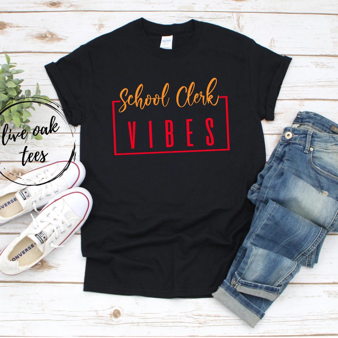 School Clerk Vibes - SVG - Etsy