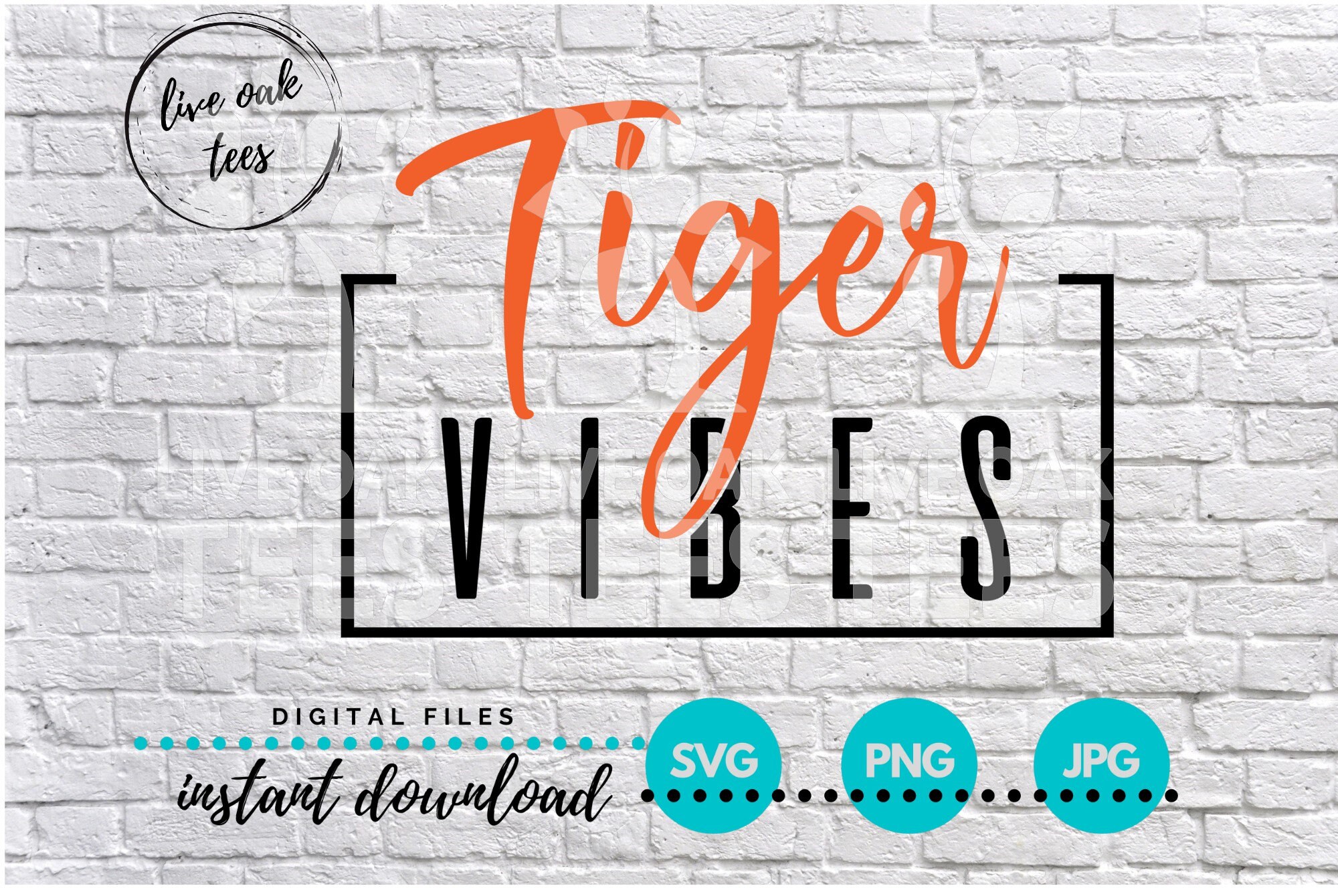 Tiger VIBES - SVG - Etsy
