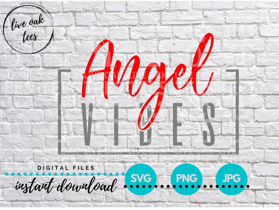 Angel VIBES - SVG - Etsy