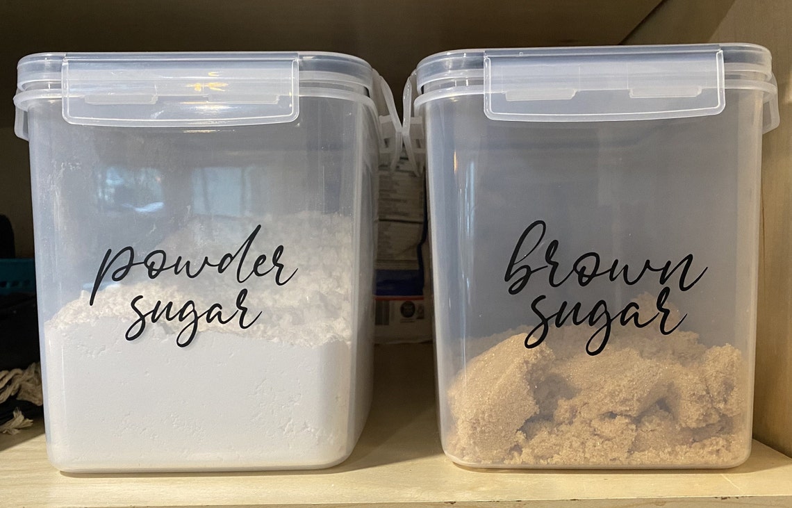 Kitchen Container Labels - Cut File - Etsy
