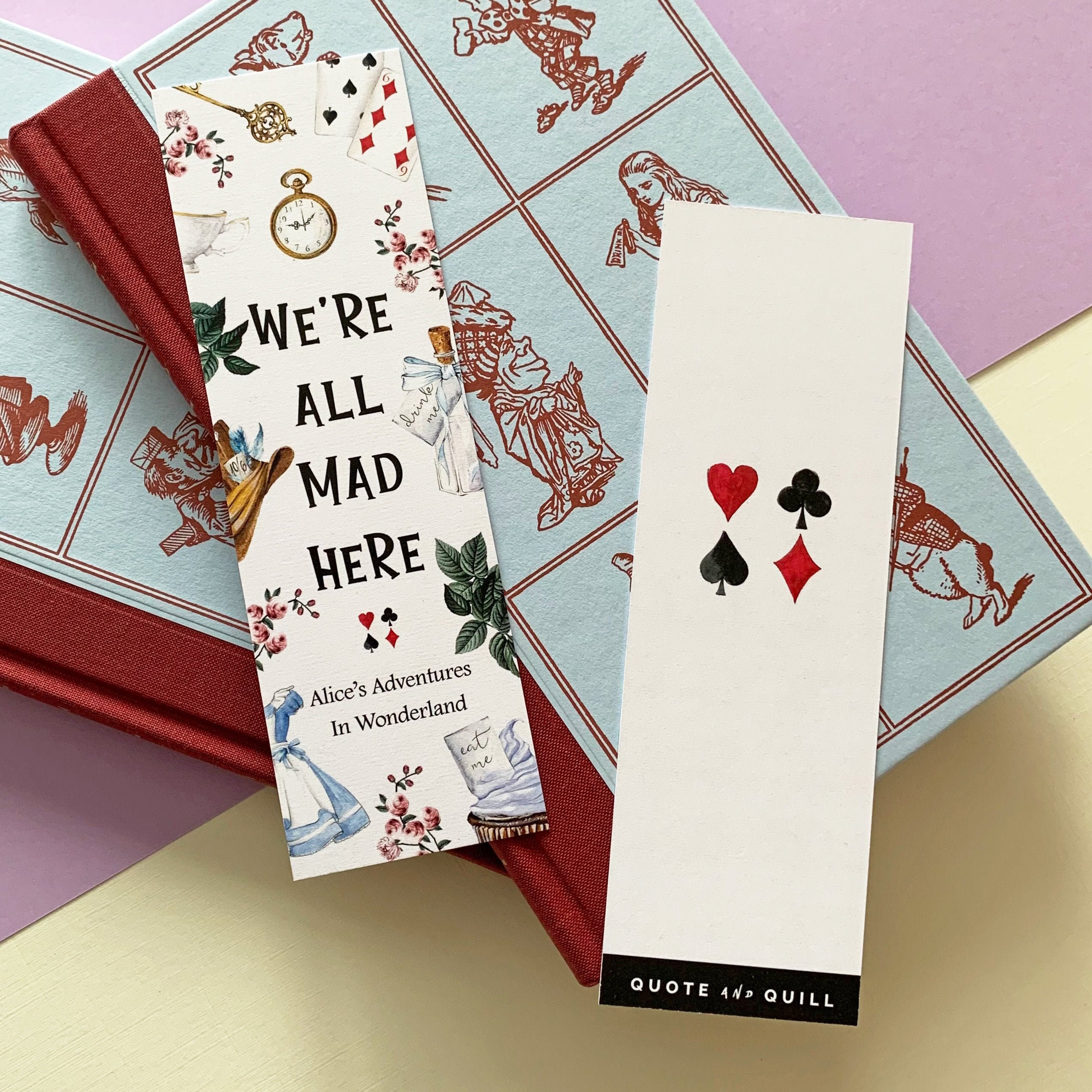 Alice's Adventures in Wonderland 'we're All Mad | Etsy