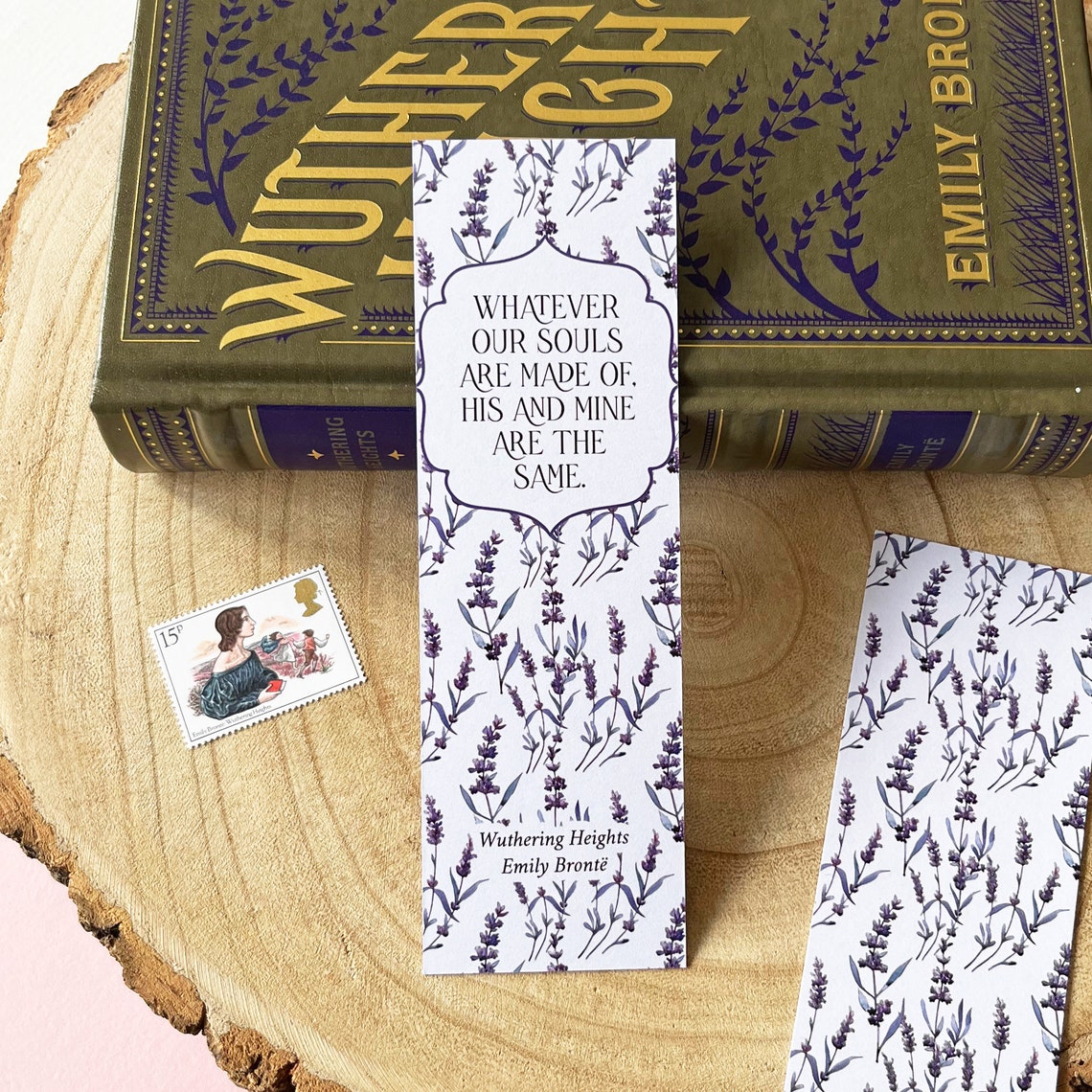 Bronte Sisters Bookmarks Wuthering Heights Jane Eyre - Etsy