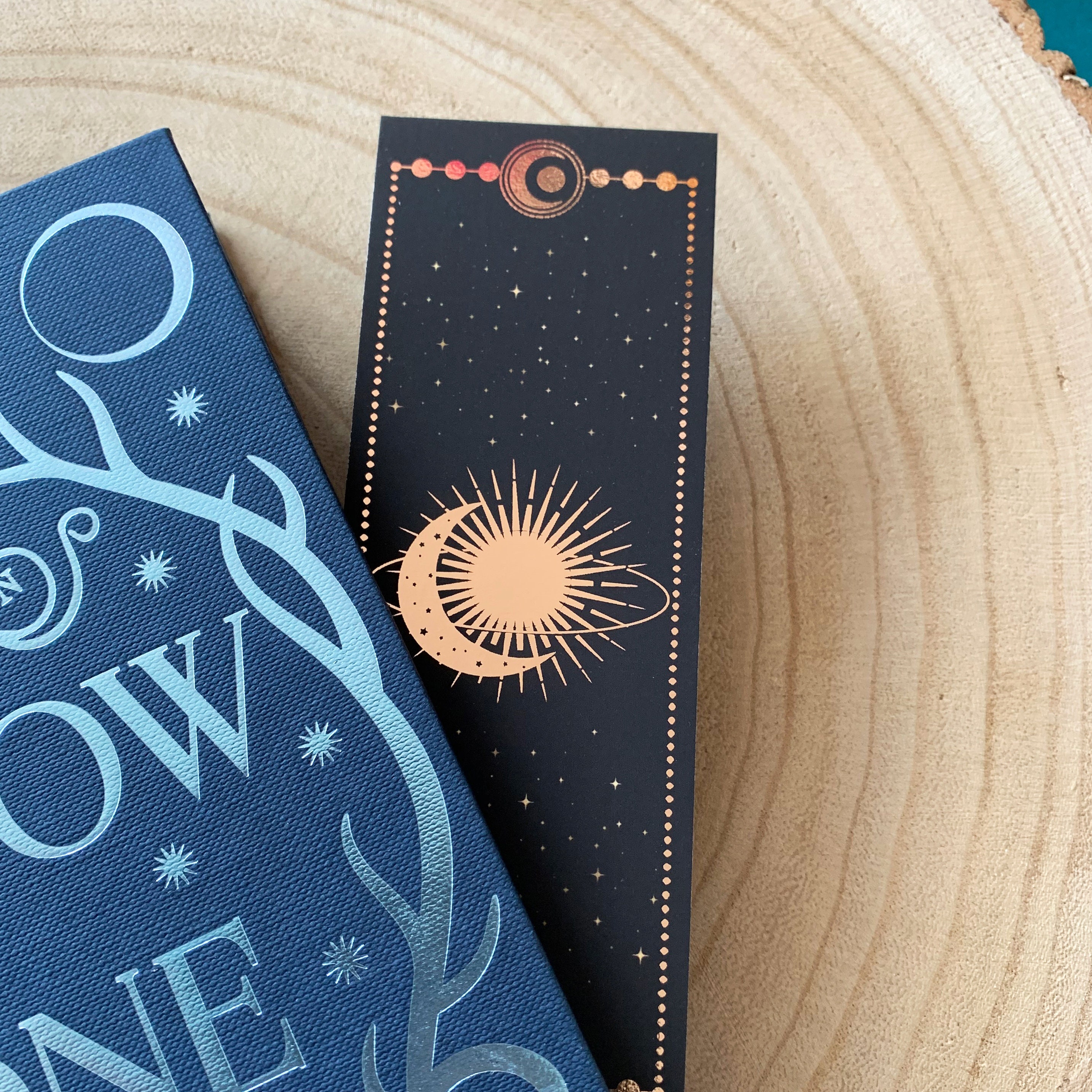 Sun and Shadows Rose Gold Foil Bookmarks Inspired by the - Etsy UK