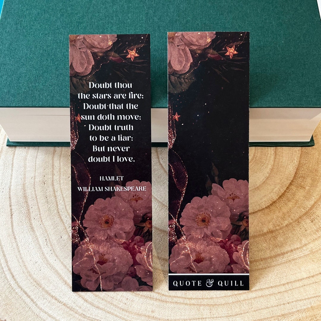 Hamlet - 'doubt Thou the Stars Are Fire' Bookmark - William Shakespeare ...