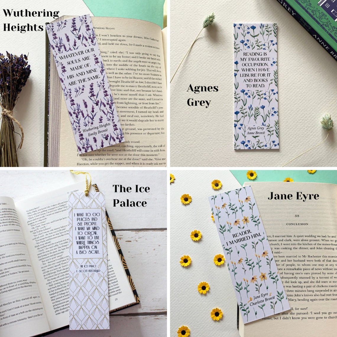 Bookmark Seconds Sale Literary Bookish Book Quotes - Etsy UK