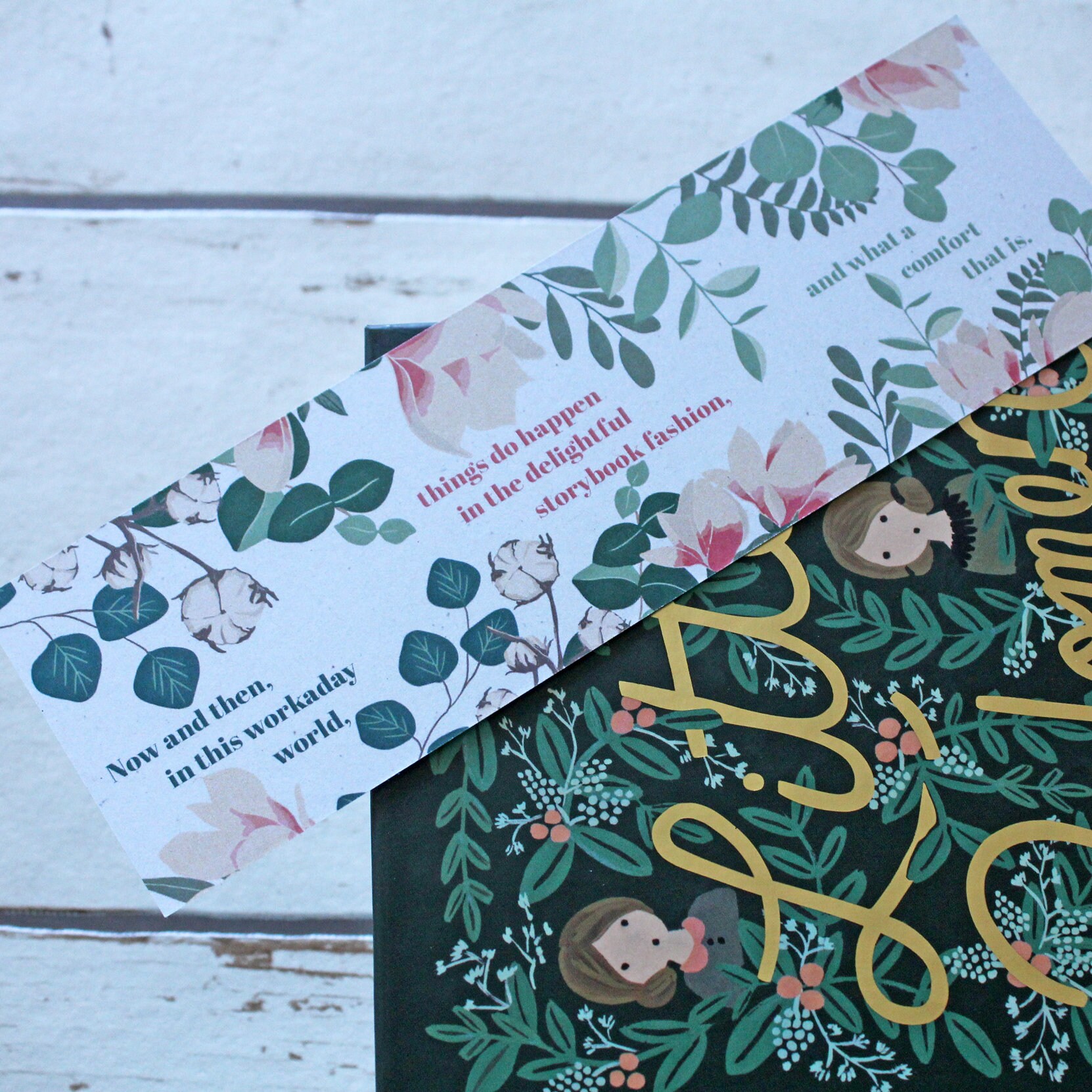 Little Women 'in This Workaday World' Bookmark - Etsy UK