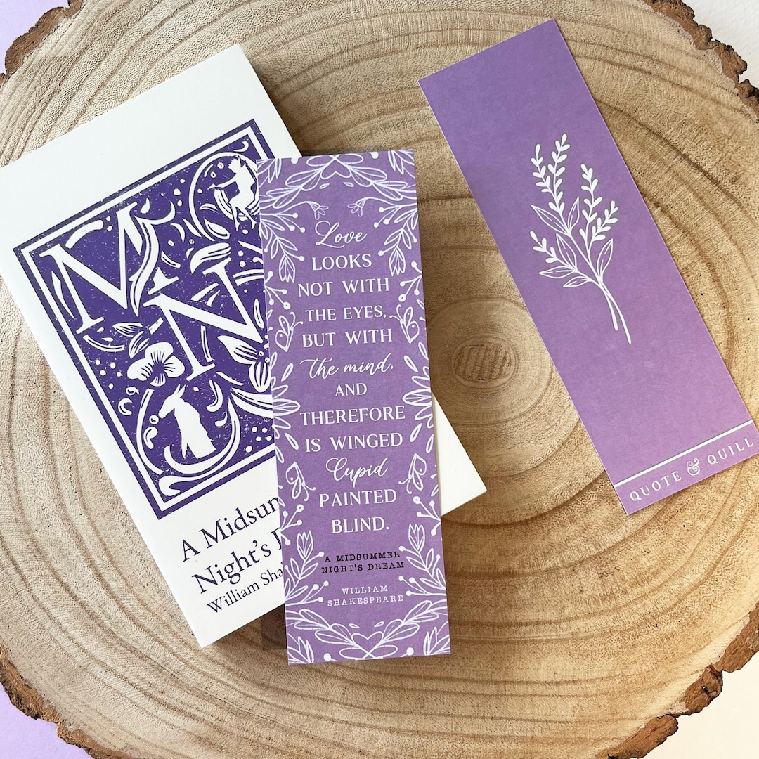 A Midsummer Night's Dream - 'winged Cupid' Bookmark - William ...