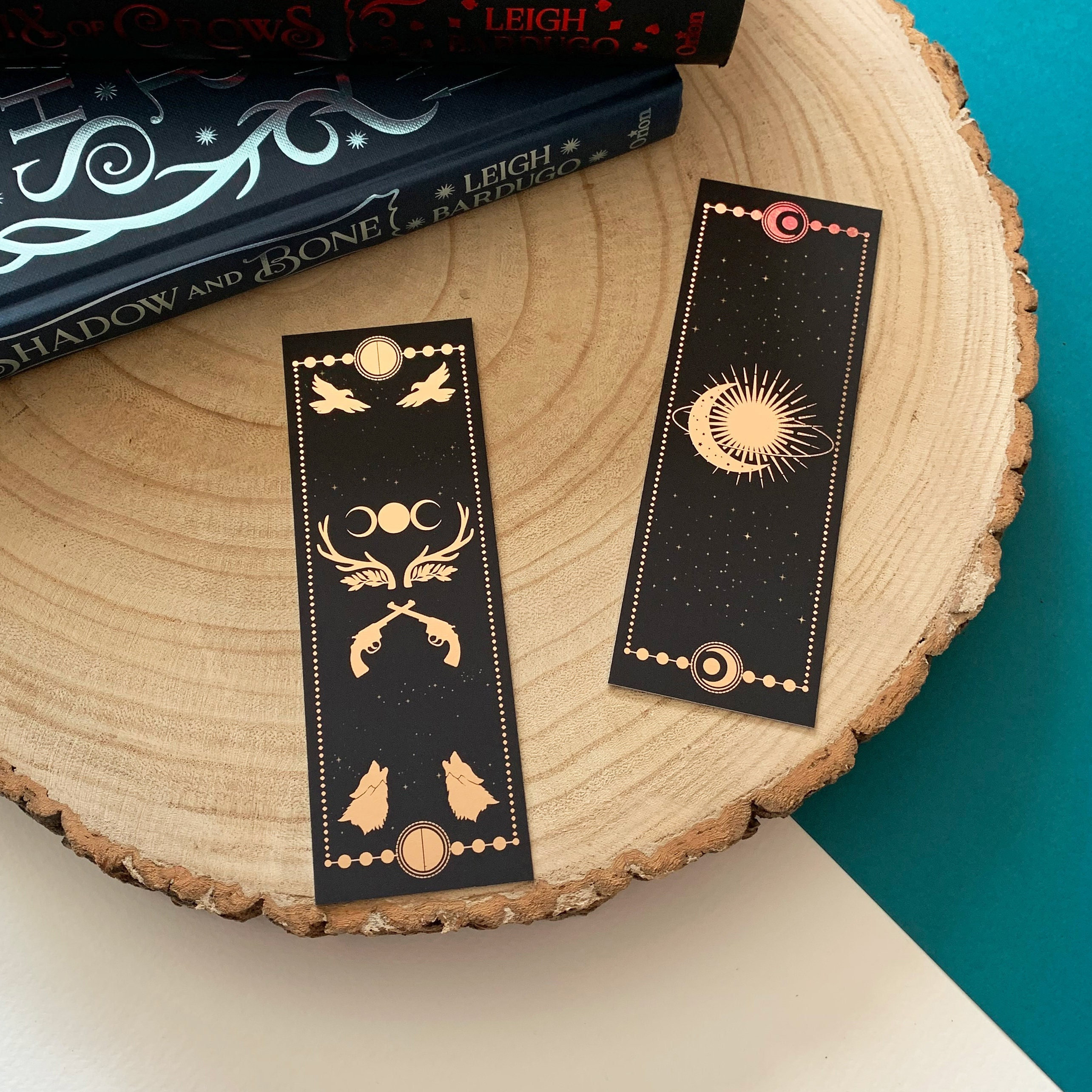 Sun and Shadows Rose Gold Foil Bookmarks Inspired by the - Etsy UK