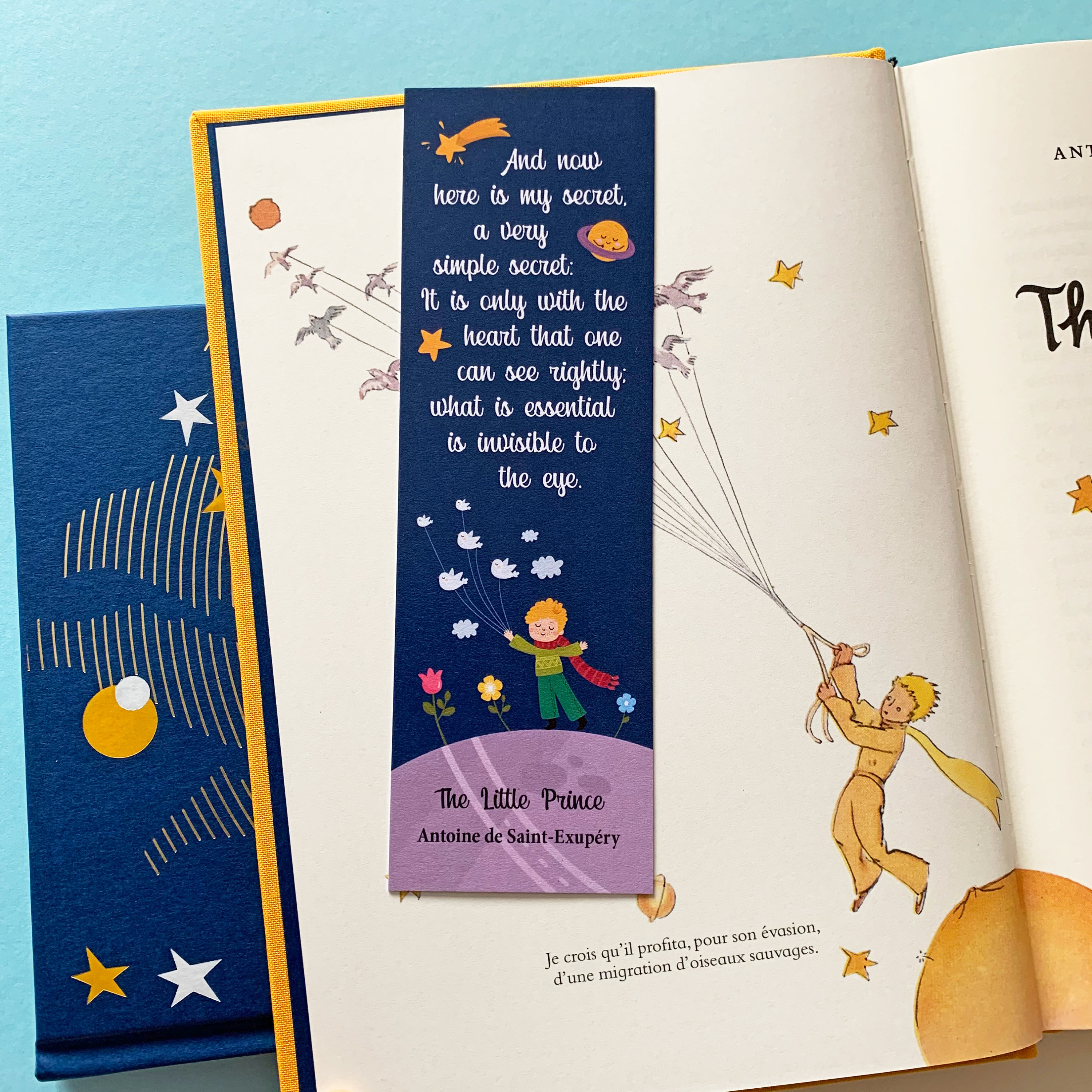The Little Prince - 'what is Essential' Bookmark - Antoine De Saint ...