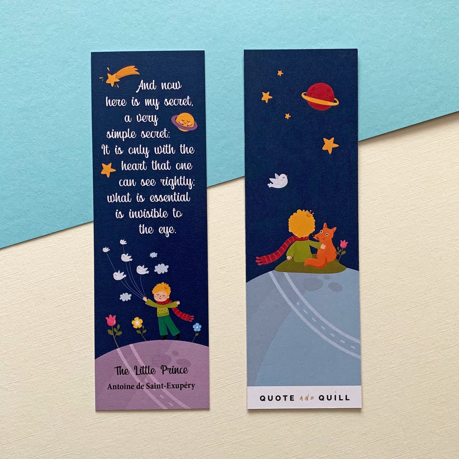 The Little Prince - 'what is Essential' Bookmark - Antoine De Saint ...