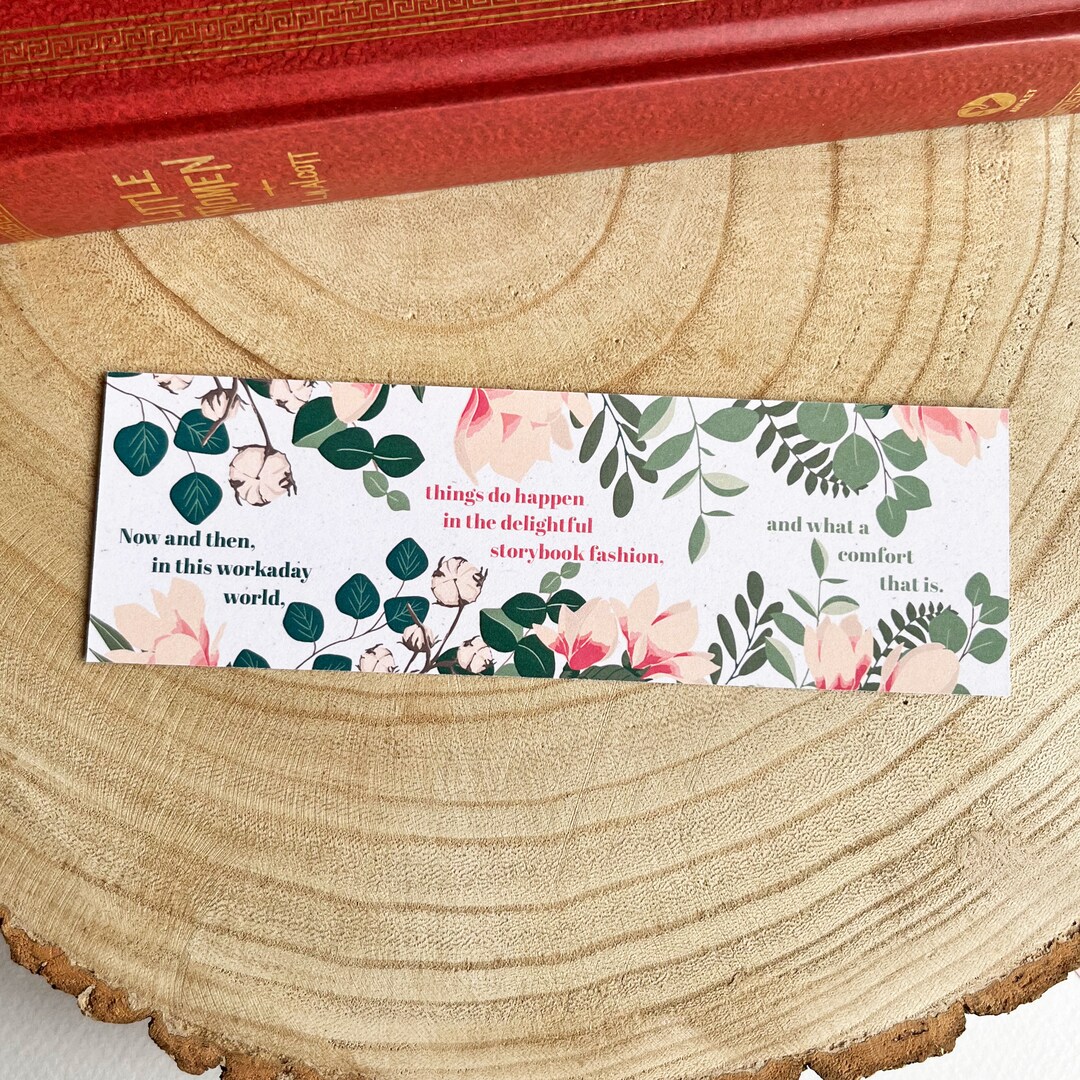 Little Women 'in This Workaday World' Bookmark - Etsy UK