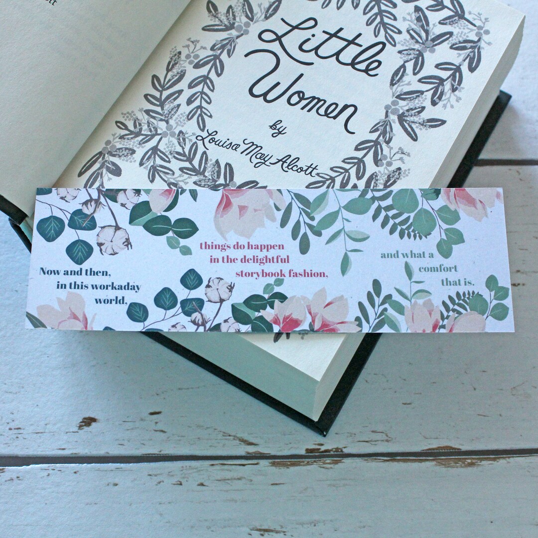 Little Women 'in This Workaday World' Bookmark - Etsy UK