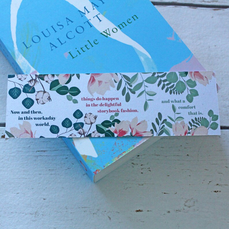 Little Women 'in This Workaday World' Bookmark - Etsy UK