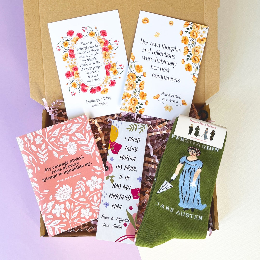 Jane Austen Literary Gift Set - Pride and Prejudice - Persuasion ...