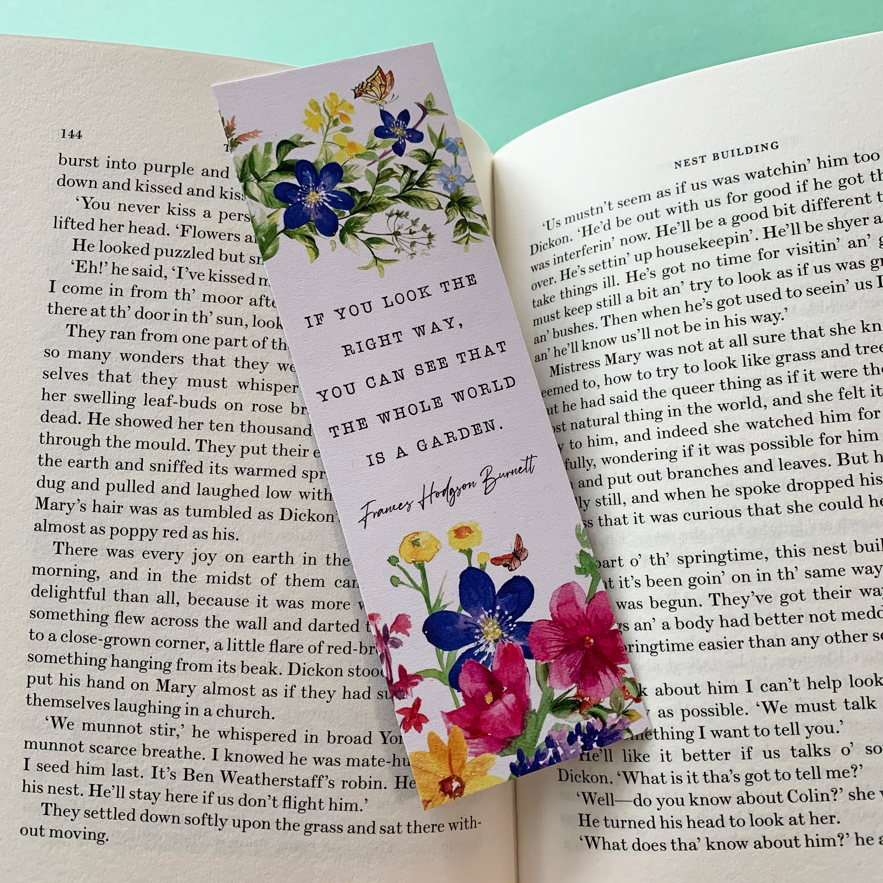 The Secret Garden Bookmarks - Frances Hodgson Burnett - Bookish ...