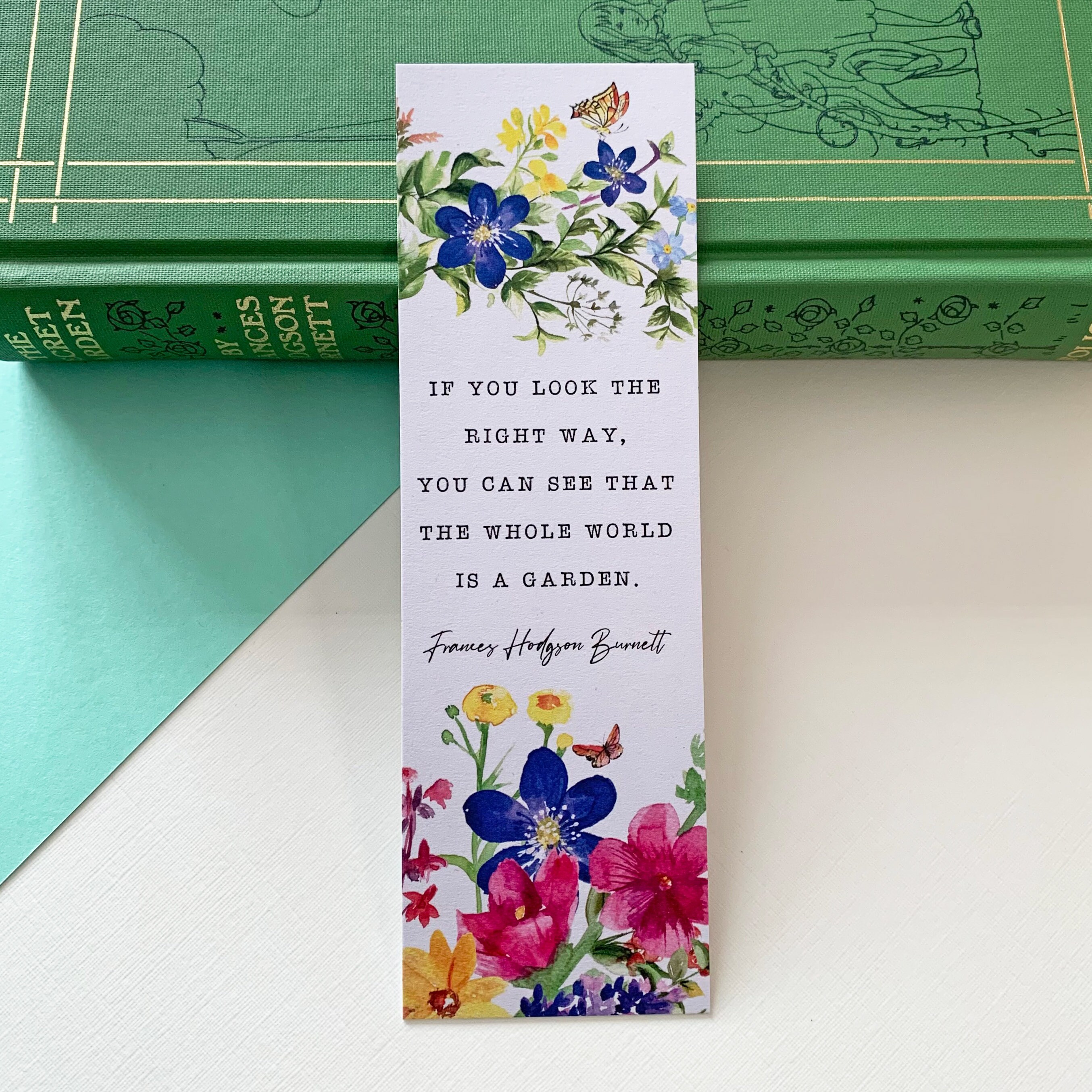 The Secret Garden Bookmarks - Frances Hodgson Burnett - Bookish ...