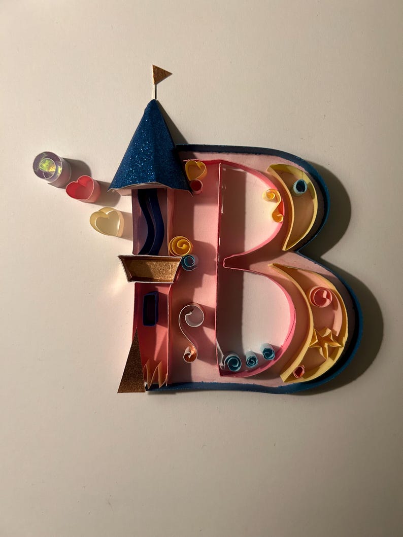 Paper Quilling Art - Letter B - Etsy