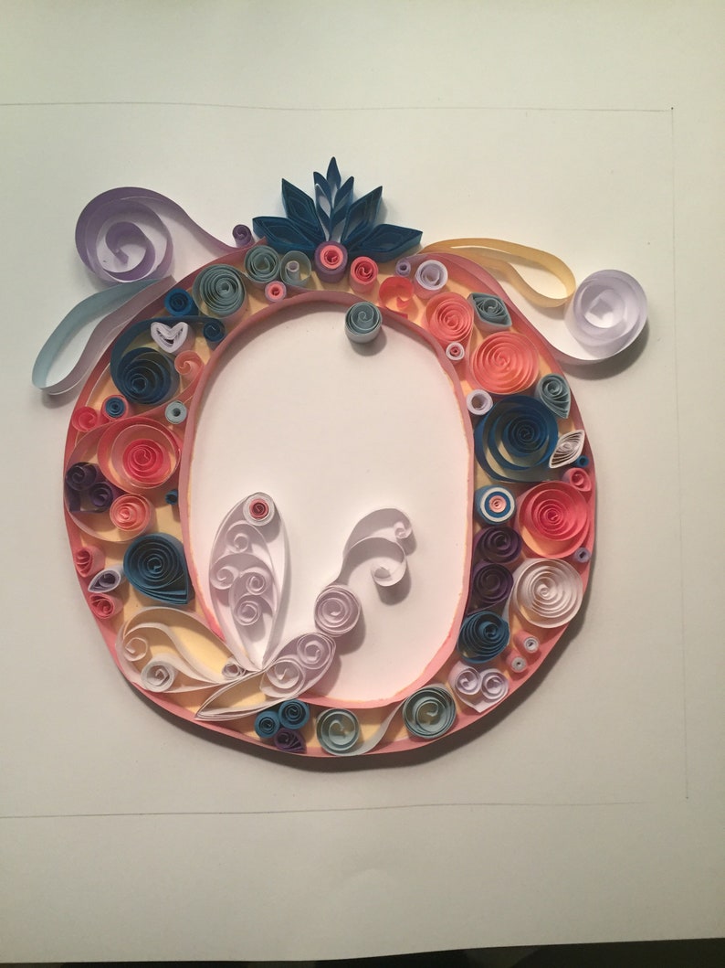 Paper Quilling Art - Letter O - Etsy