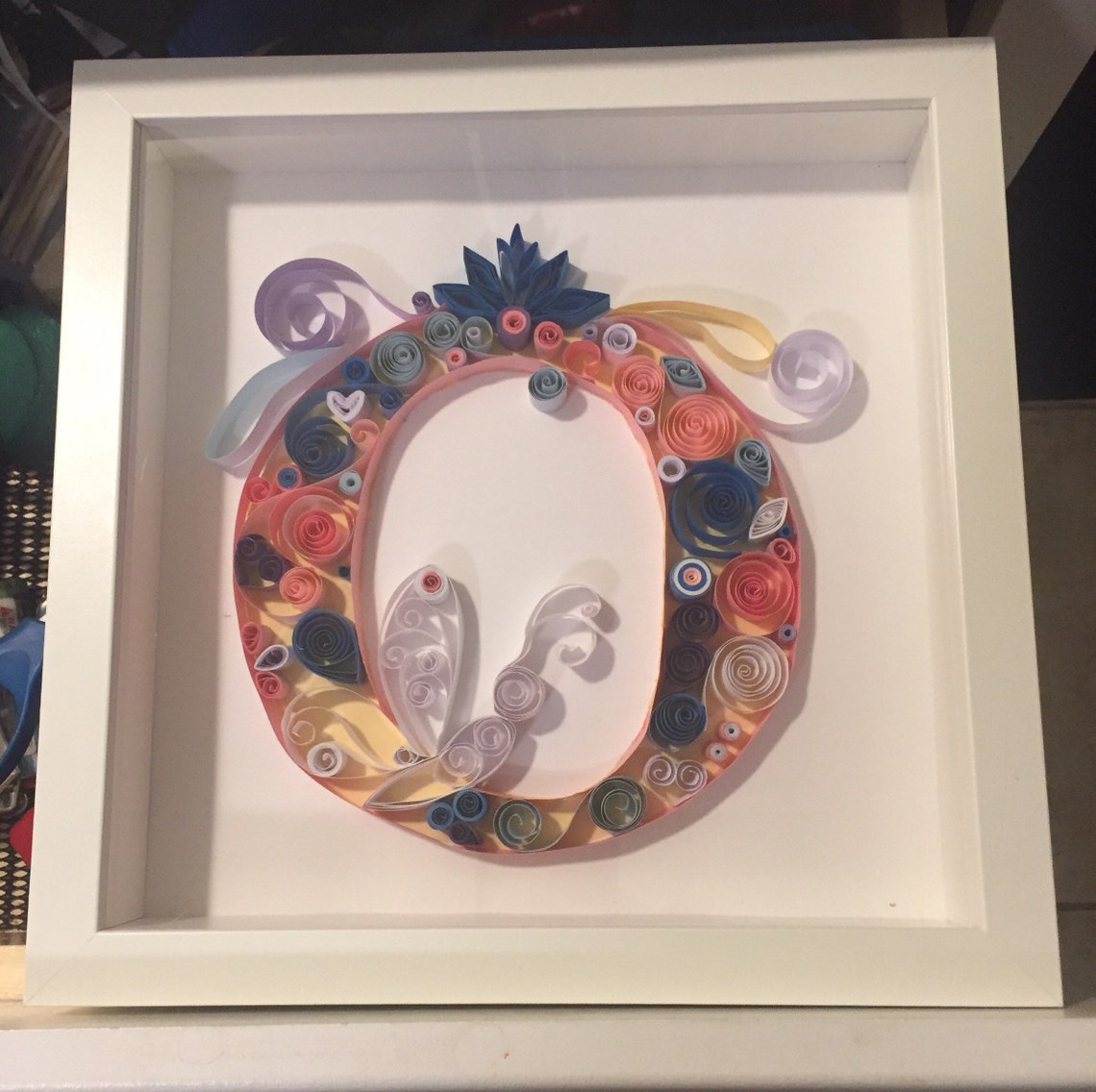 Paper Quilling Art - Letter O - Etsy