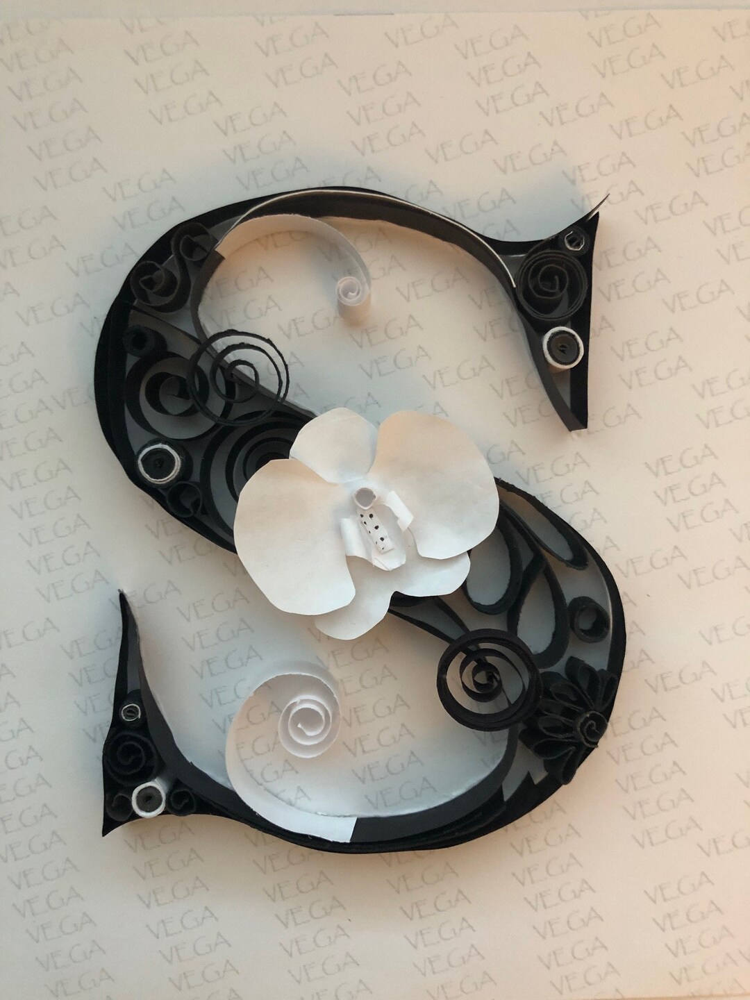 Paper Quilling Art - Letter S - Etsy