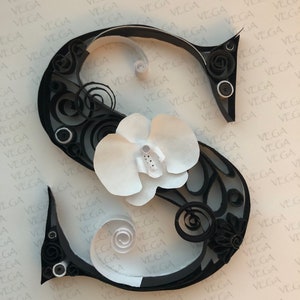 Paper Quilling Art - Letter S - Etsy