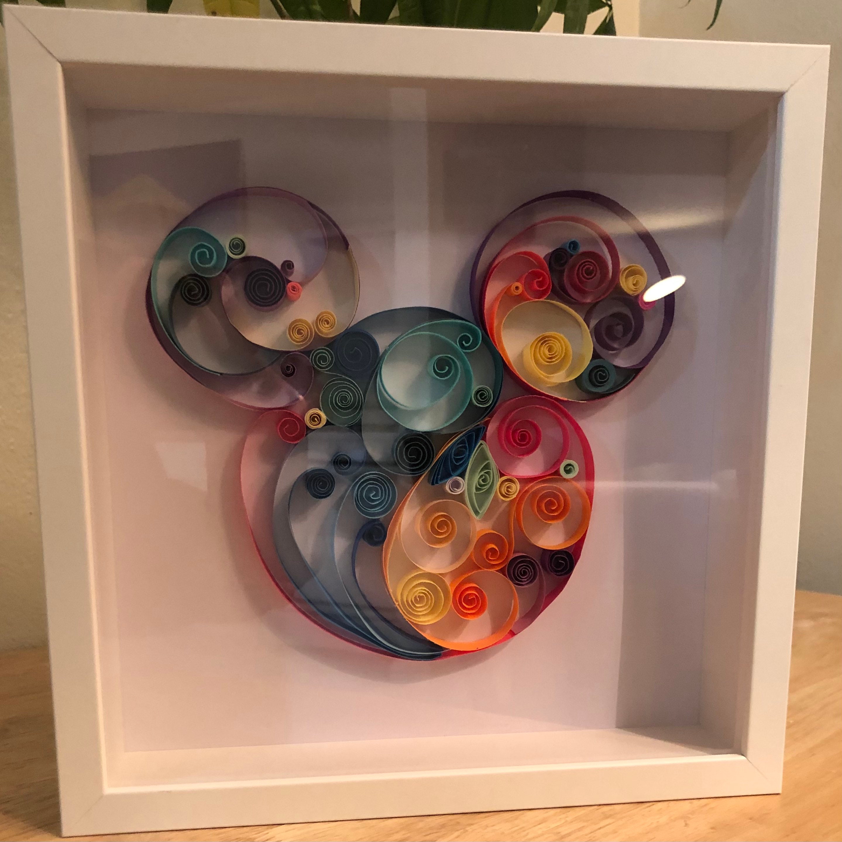Mickey Mouse Head Paper Quilled - Etsy Ireland