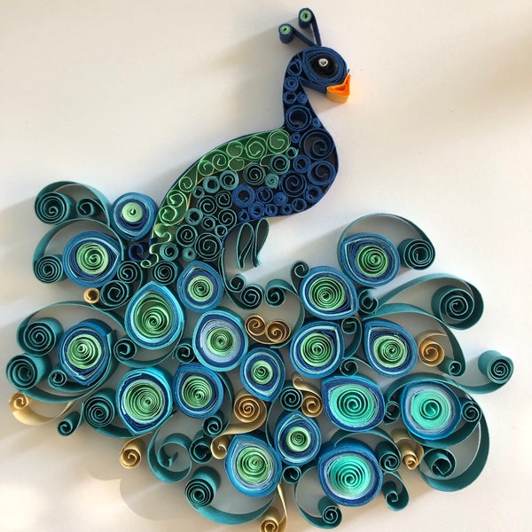 Paper Peacock - Etsy