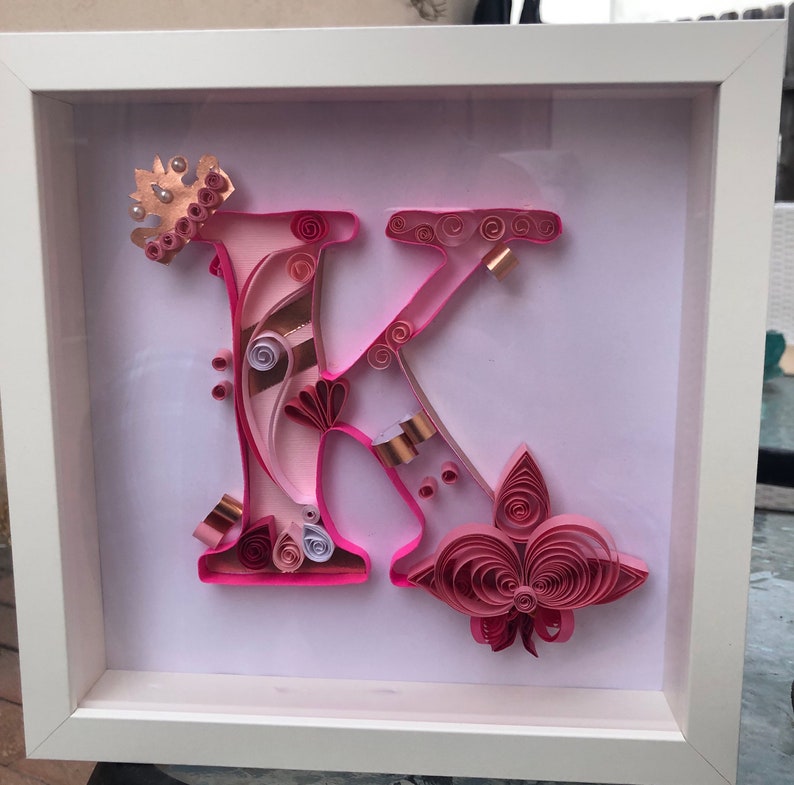 Letter K - Paper Quilling - Etsy