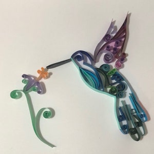 Hummingbird - Paper Quilled - Etsy