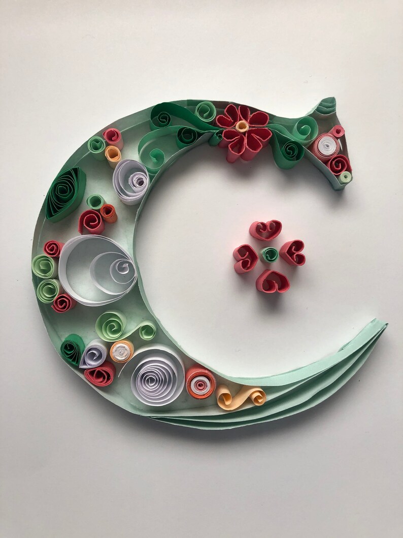 Paper Quilling Art - Letter C - Etsy