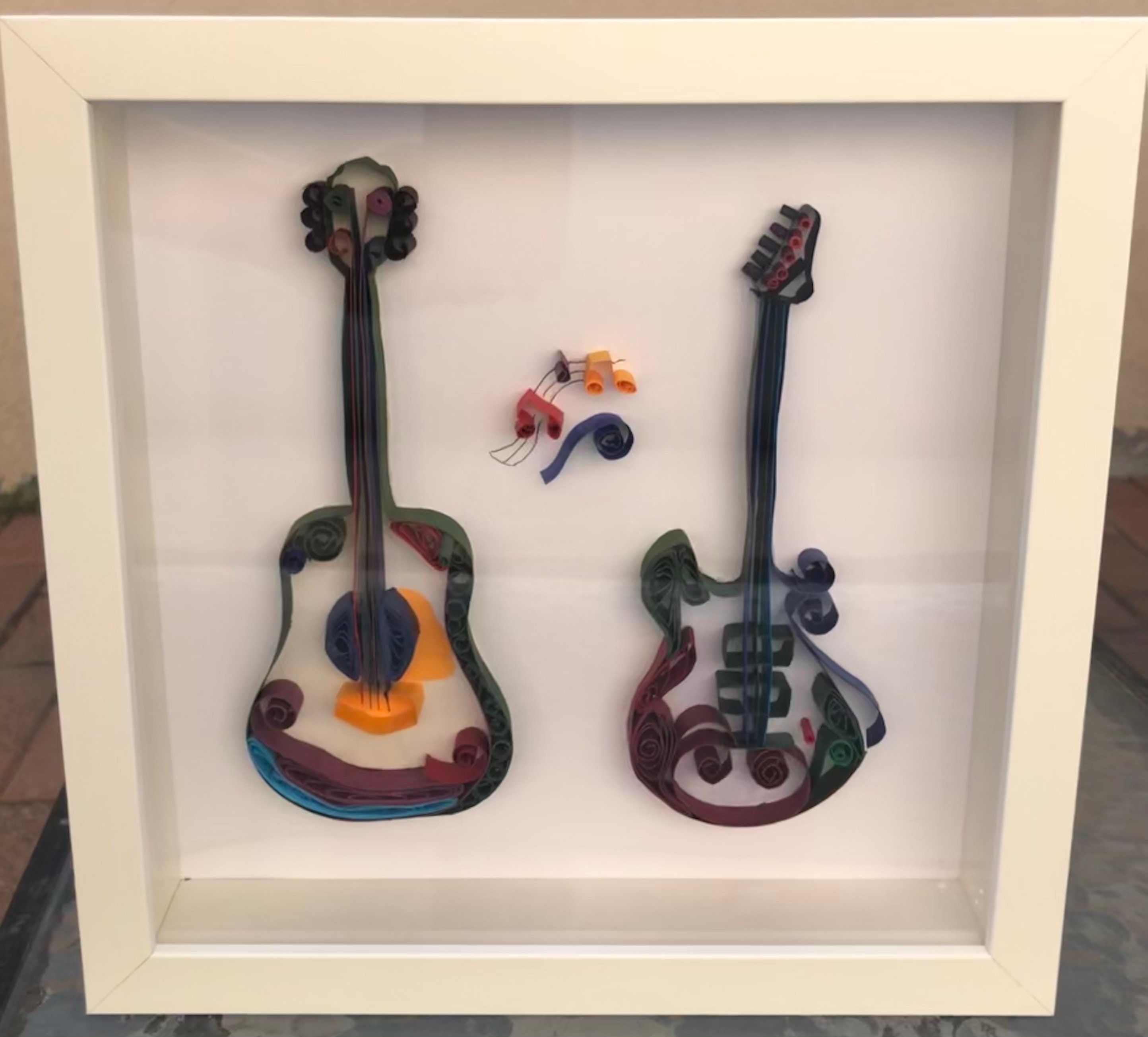 Guitar - Paper Quilled - Etsy