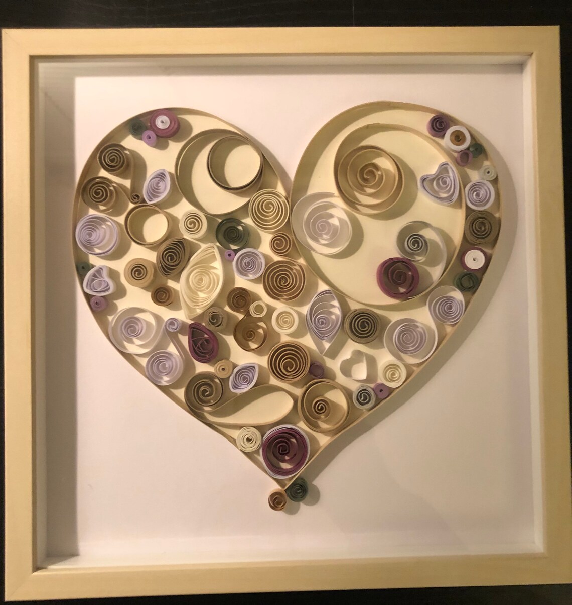 Heart Paper Quilled - Etsy