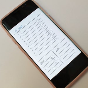 Simple Shopping List Template, PDF, Printable, Downloadable ...