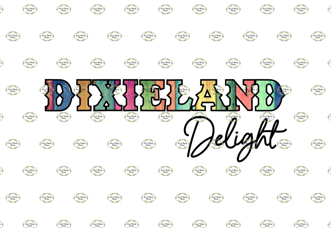 Dixieland Delight... PNG JPG Digital Download | Etsy
