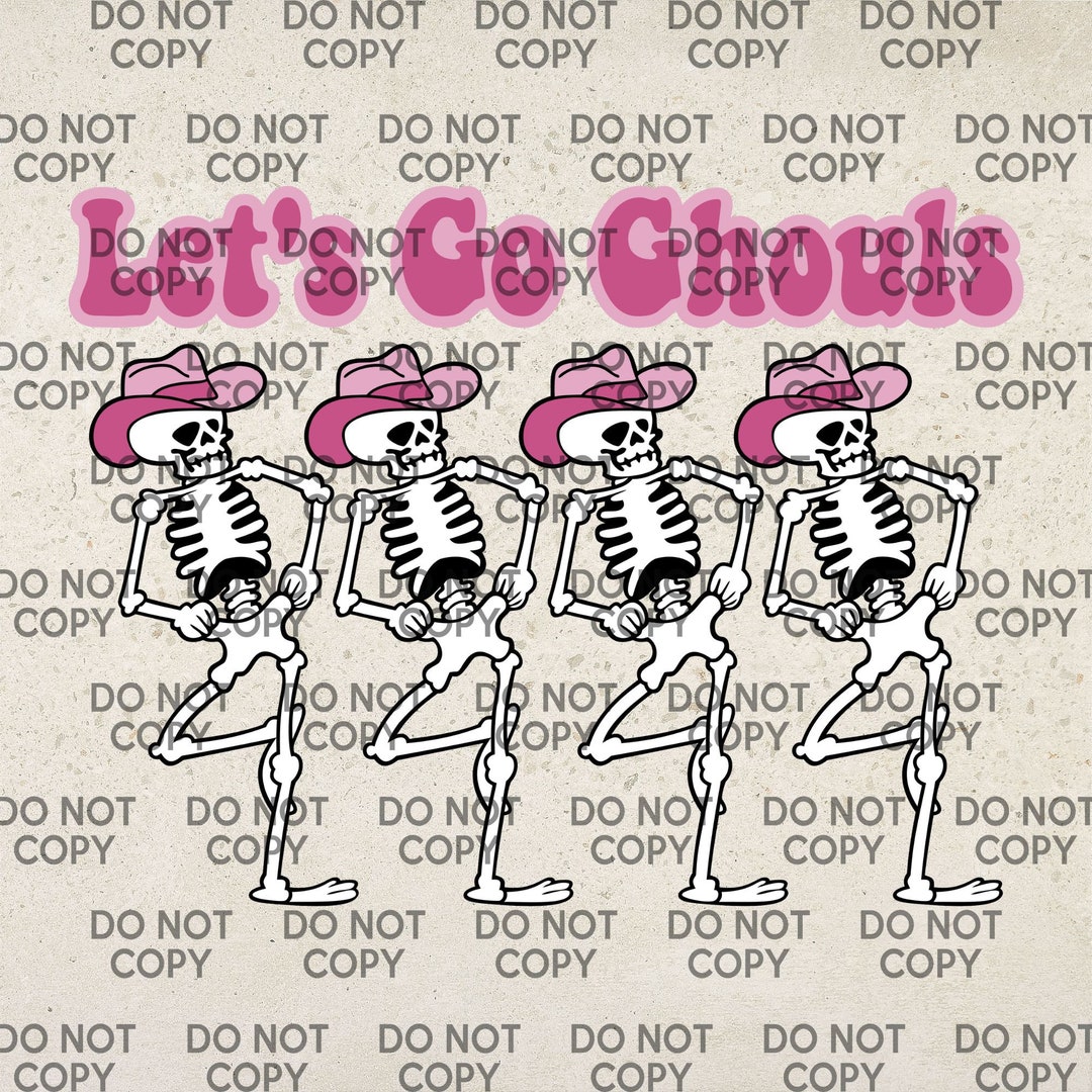 Let's Go Ghouls Skeletons... SVG, PNG, JPG, Digital Download - Etsy