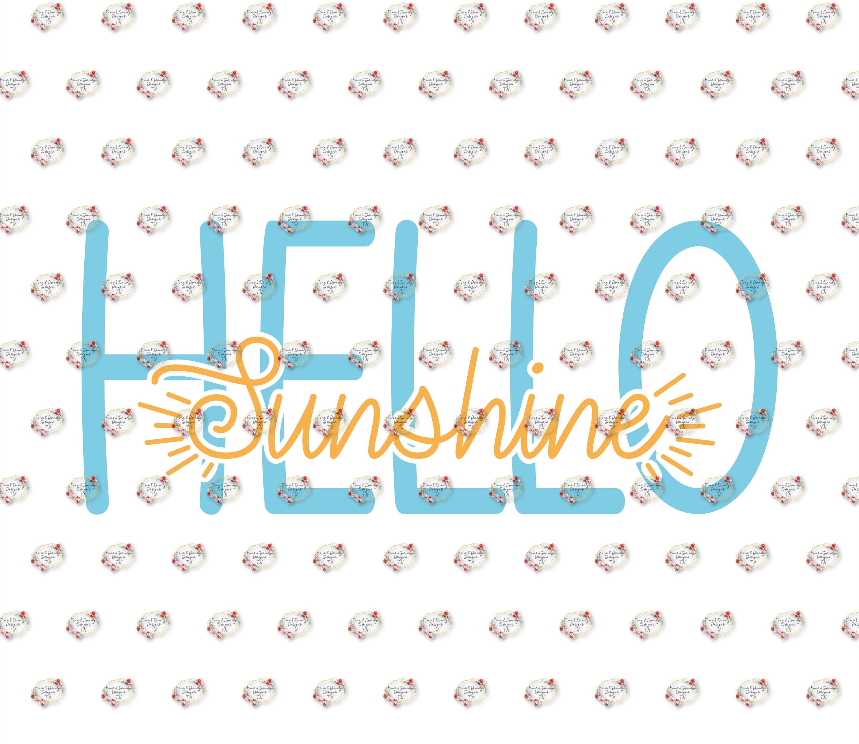Hello Sunshine... SVG PNG JPG Cut File Digital Download | Etsy Canada
