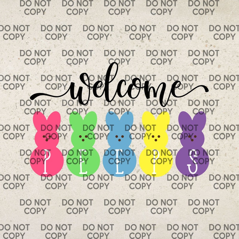 Welcome Peeps Svg - Etsy