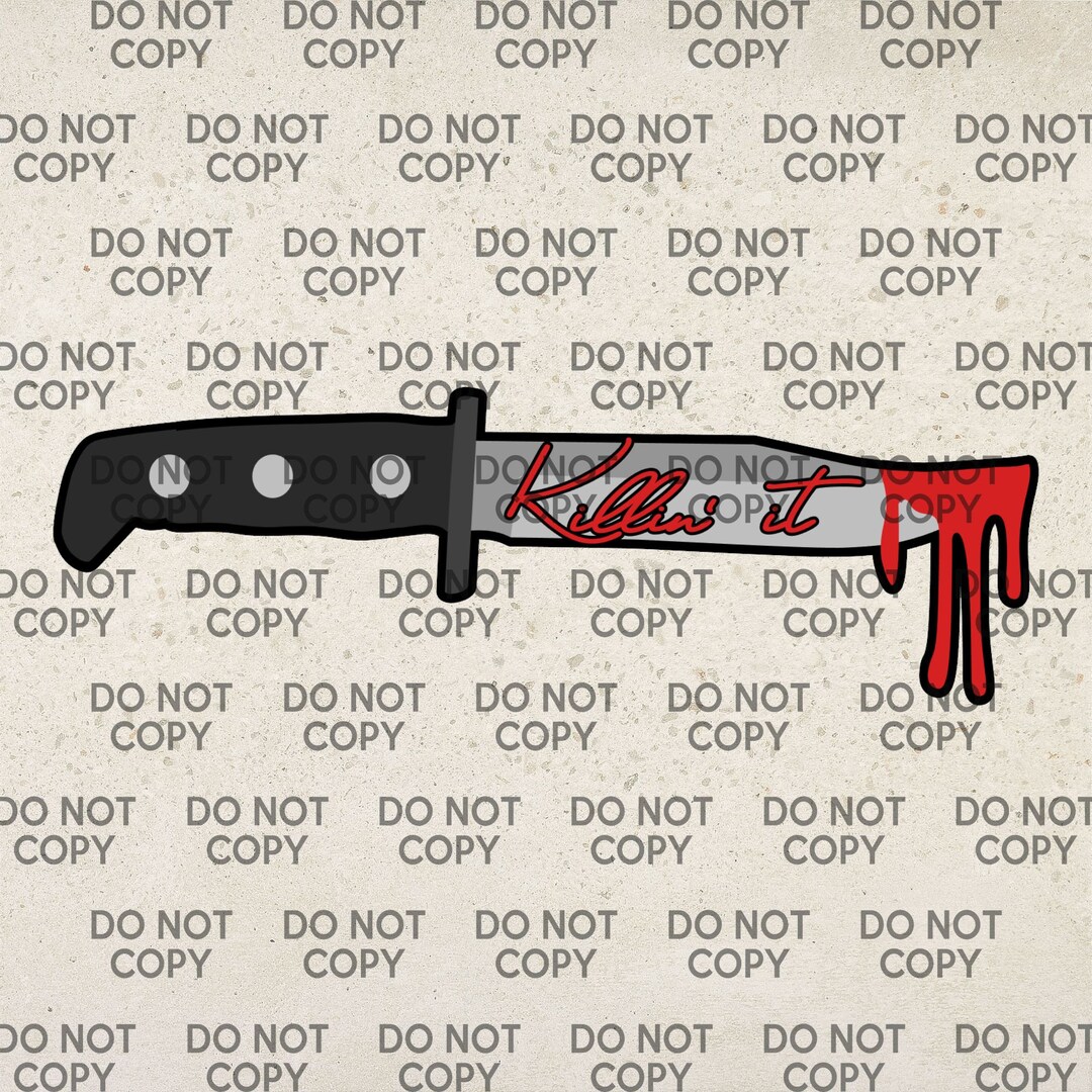 Killin' It Knife... SVG PNG JPG digitaler Download - Etsy Österreich