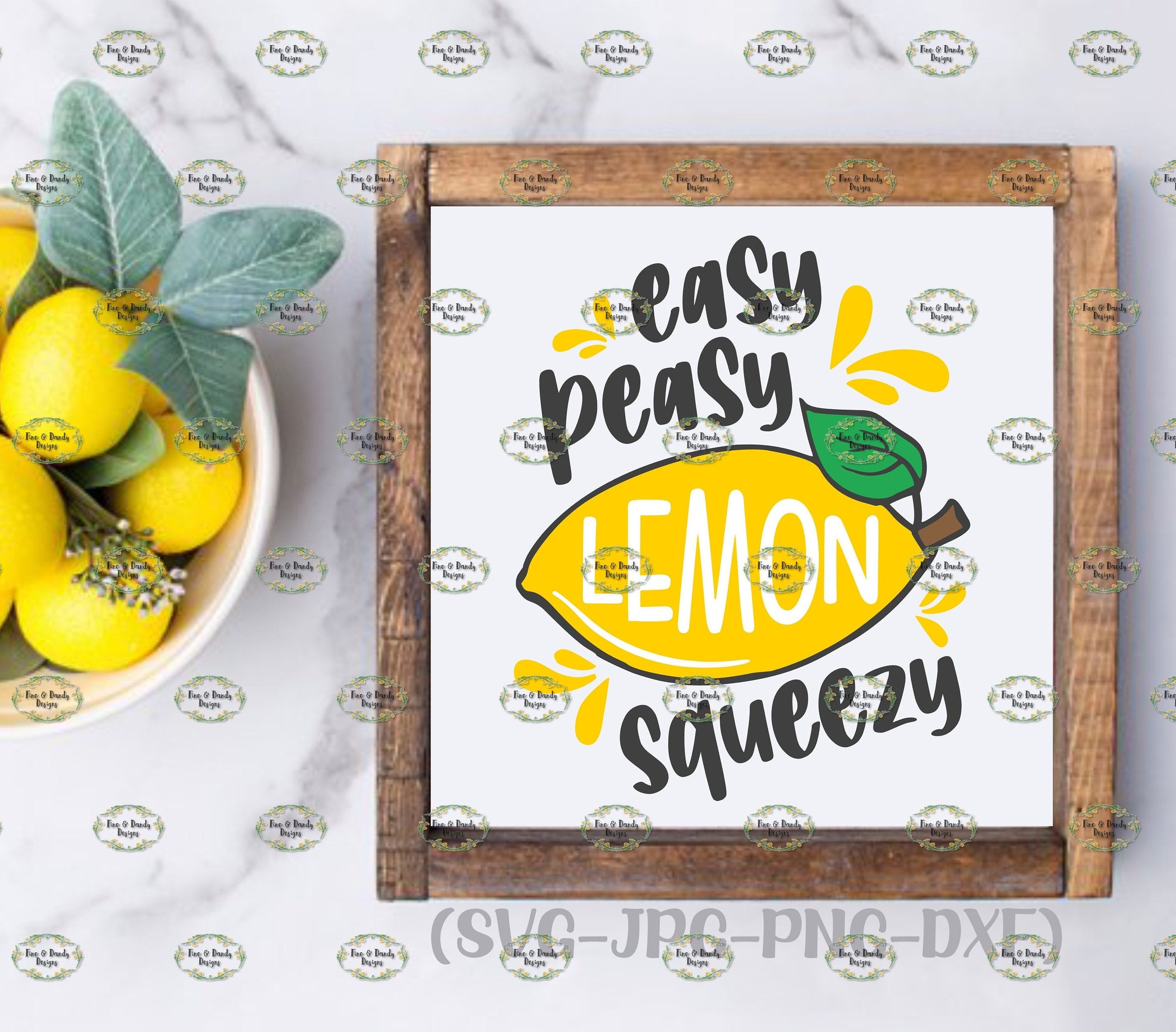 Easy Peasy Lemon Squeezy... SVG PNG JPG Digitaler Download | Etsy