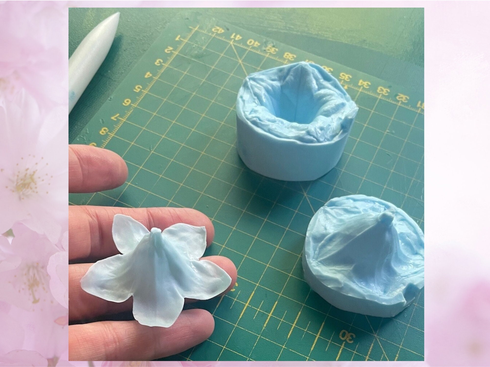 Bluebell Silicone Mold Edible Flower DIY Cake Decor Tool to Make Sugar ...