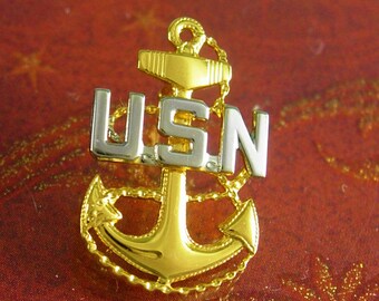 Usn Anchor Pin - Etsy