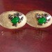 Kiss a FROG Cuff Links Gold Frogger Toad Whimsical Jelly Belly - Etsy