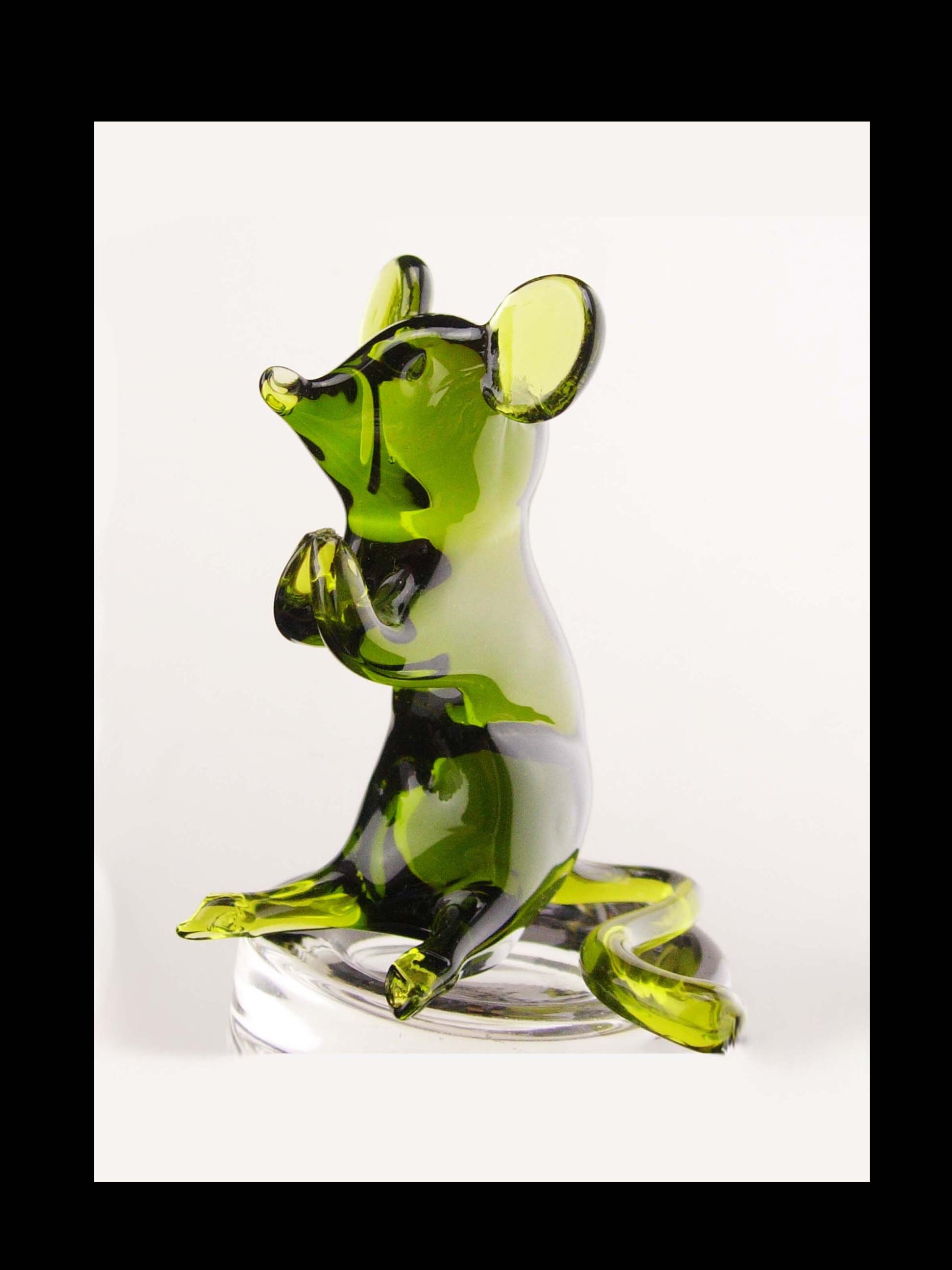 Praying Mouse Paperweight / Glass Mice / Vintage Blown Glass / - Etsy