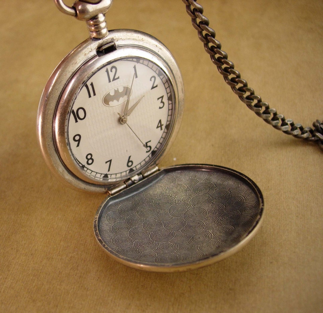 1999 Batman Pocketwatch - Warner Brothers Studio - With Pocket Watch ...