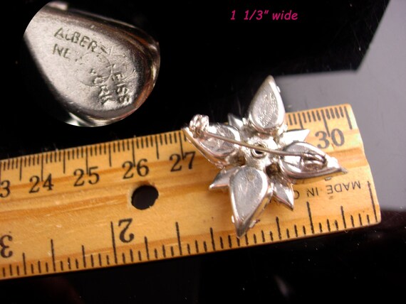 Large rhinestone starburst pin - Big stunning flower … - Gem