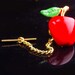 Red Apple Tie Tack / Snow White Poison Prop / Teacher Gift / - Etsy