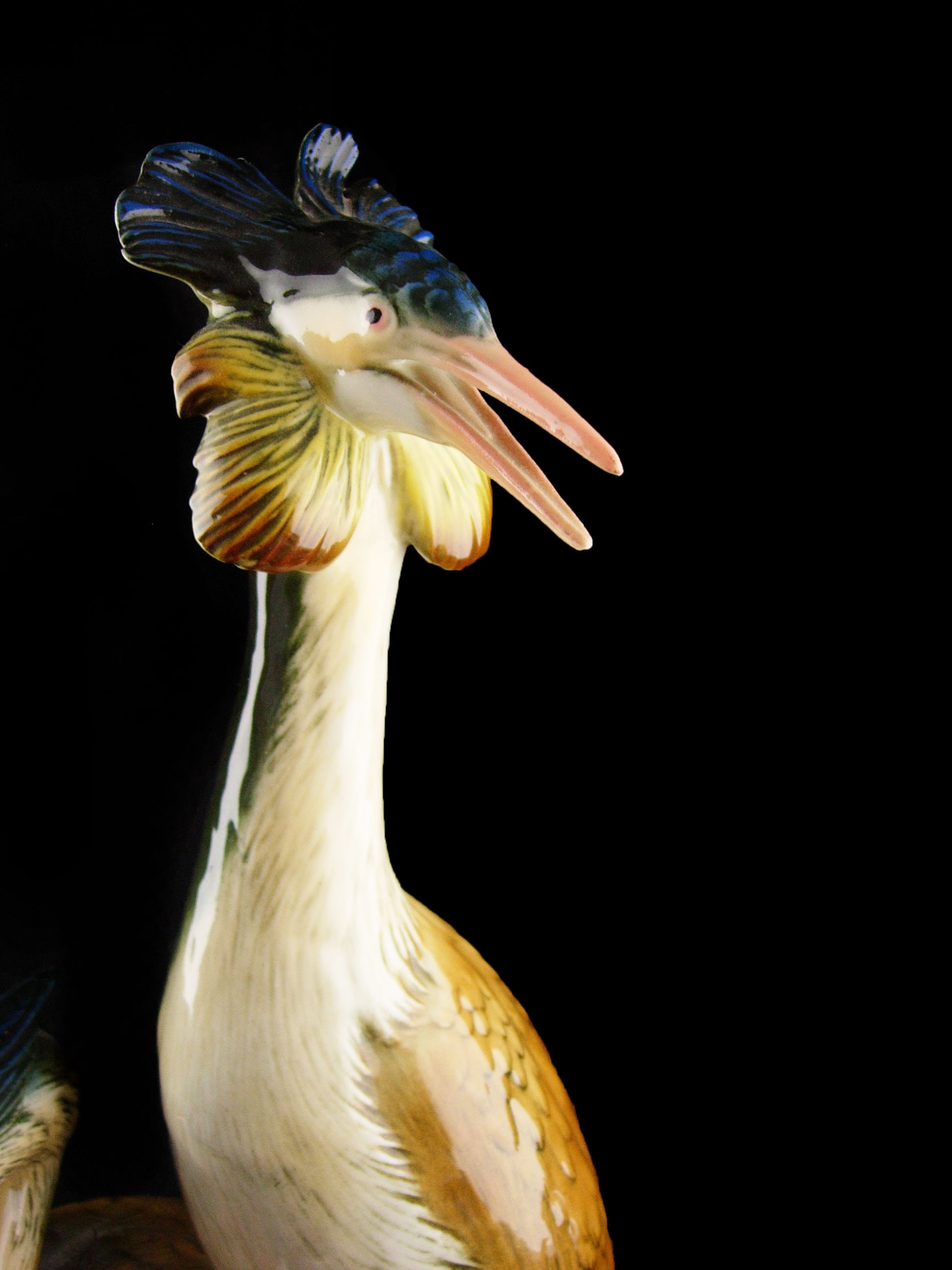 Antique Tall Rare Bird Porcelain Figurines KARL ENS Vintage - Etsy